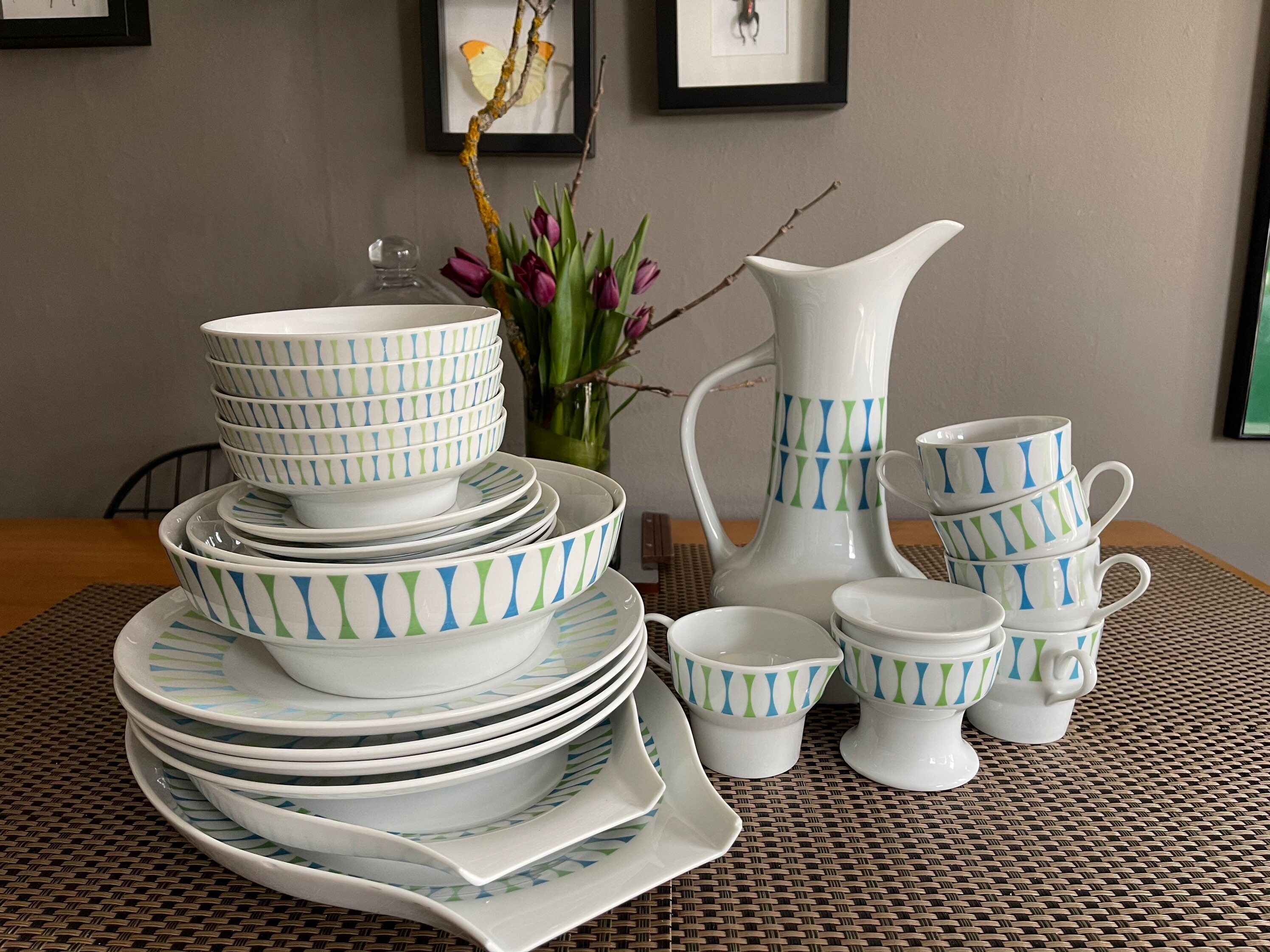 Mid Century Paul Mccobb Contempri Dinnerware Set - Etsy