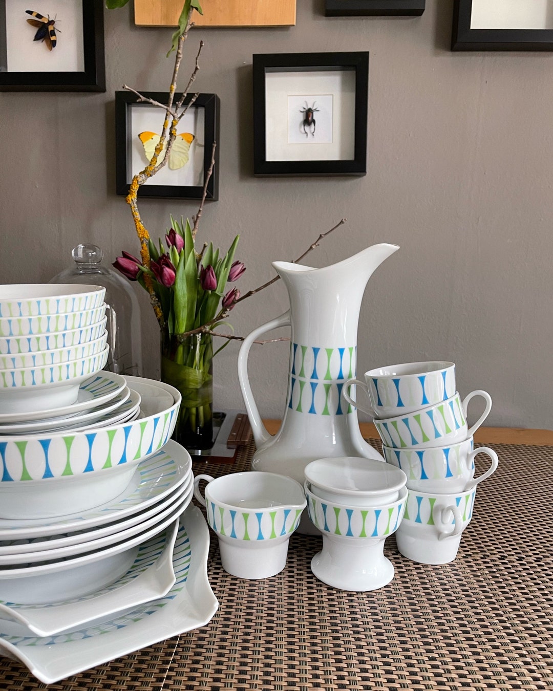 Mid Century Paul Mccobb Contempri Dinnerware Set - Etsy