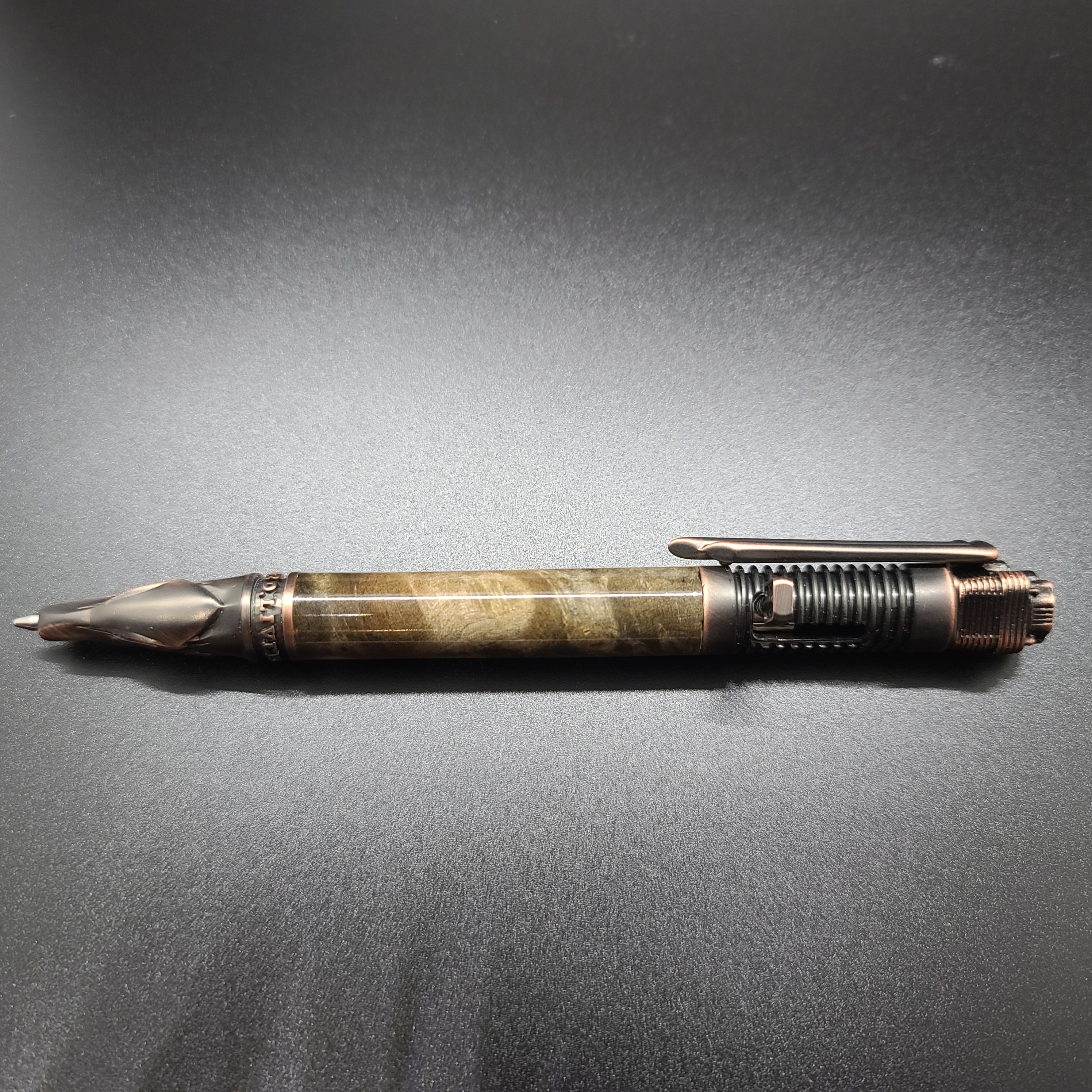 Buckeye Burl Motorcycle Pen - Etsy