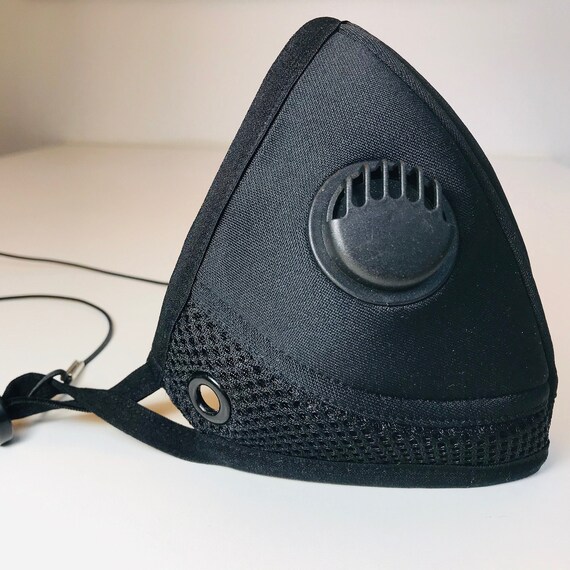 Black Mesh w/ Black Eyelets Everyday use structured face | Etsy