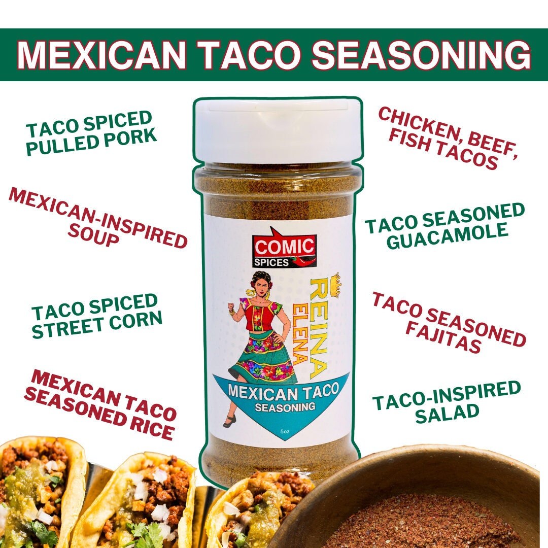 Authentic Mexican Taco Seasoning - Perfect for Tacos, Burritos, and ...
