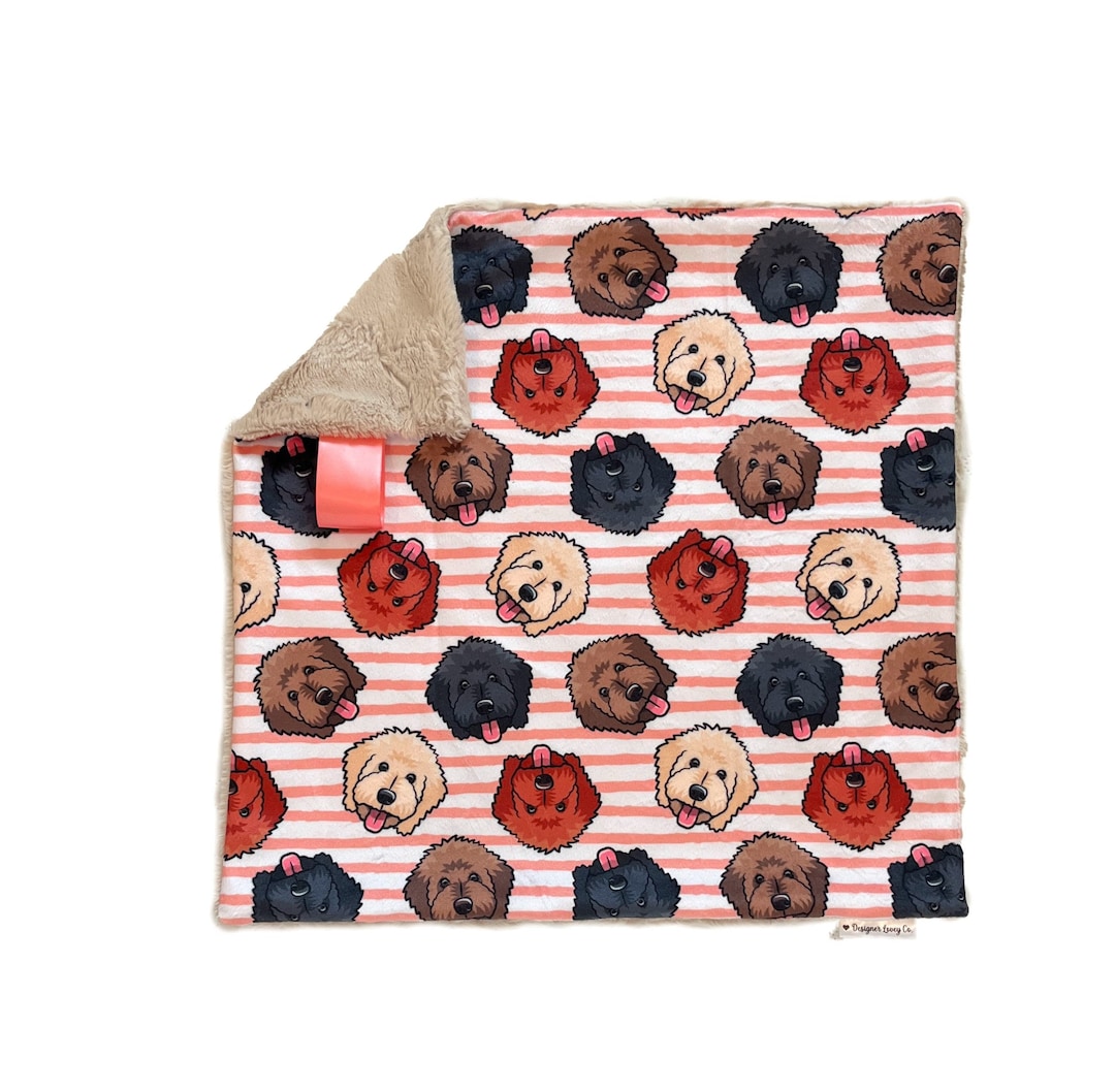 Lovey for Babies, Baby Lovies, Goldendoodle Baby Blanket for Boy or ...