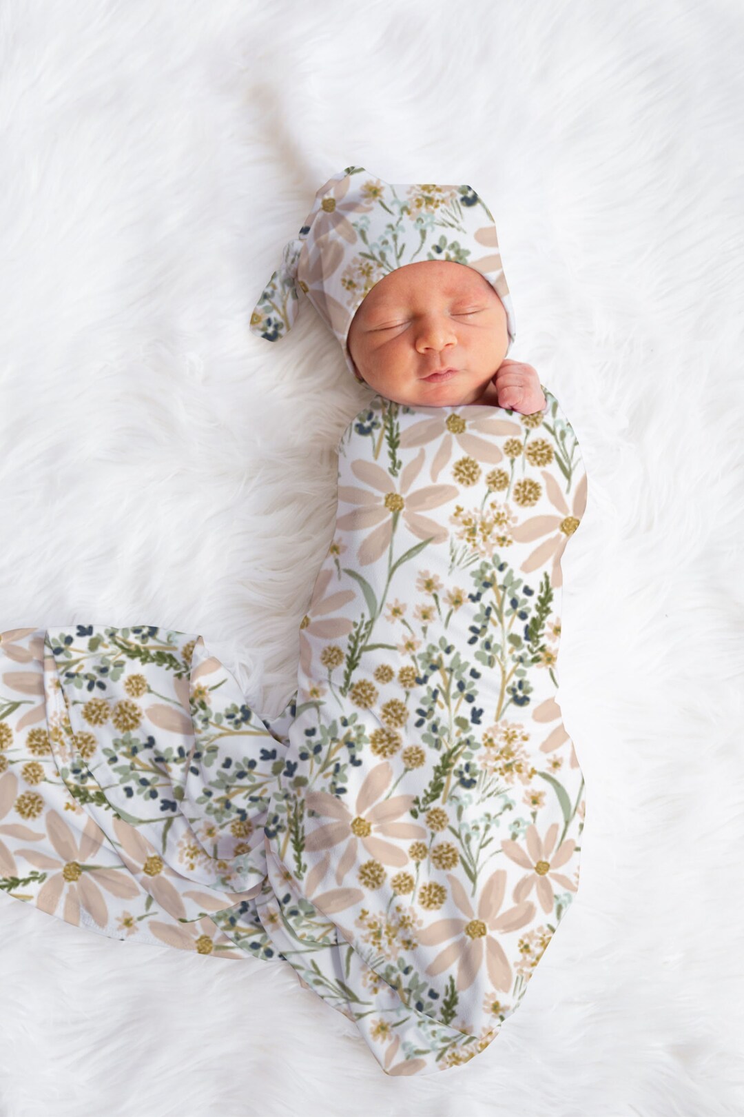 Daisy Dreams Swaddle Blanket, Newborn Baby Swaddle - Etsy