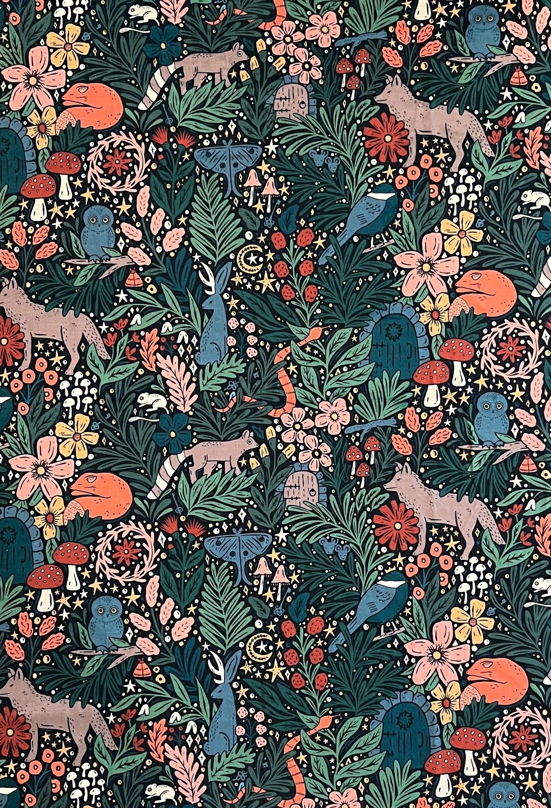 Enchanted Forest - Complete Nursery Set. Minky Baby Blanket, Crib Sheet ...