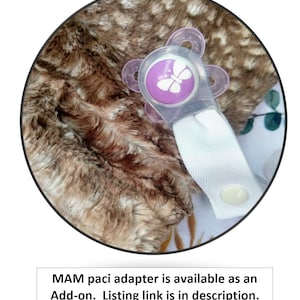 Rainbow Pacifier Blanket, Boho Lovey, Baby Girl Pacifier Lovey - Etsy