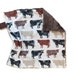 Cow Minky Lovey for Baby Boy Gift. Lovie Security Tag Blanket - Etsy