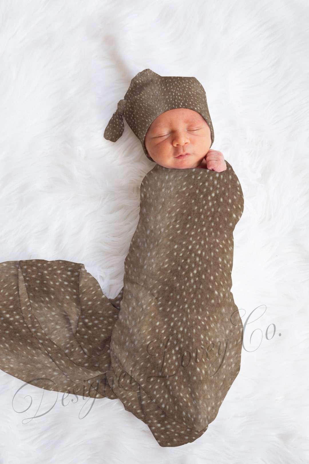 Fawn Baby Swaddle Blanket, Baby Deer Newborn Wrap - Etsy