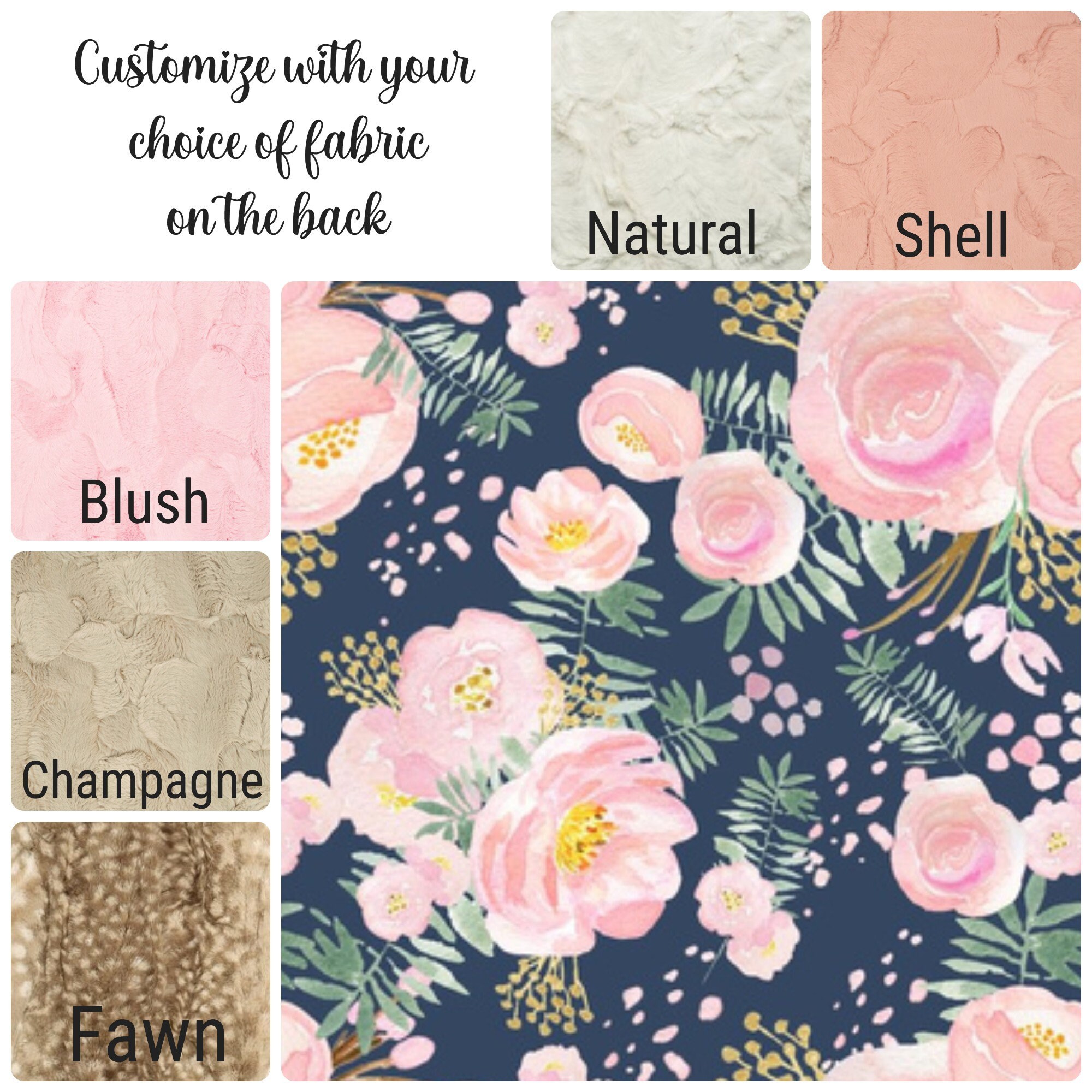 Lovey Blanket Minky Lovey for Babies Lovie Security Blanket - Etsy