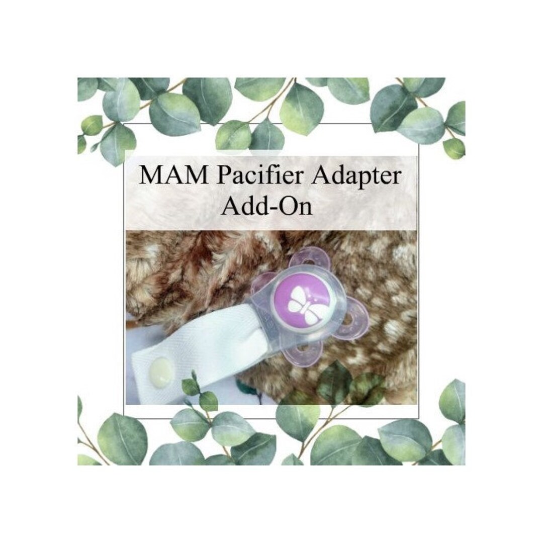 PLEASE Read! This is an Order Add-on Only. Round Button Paci Adapter ...