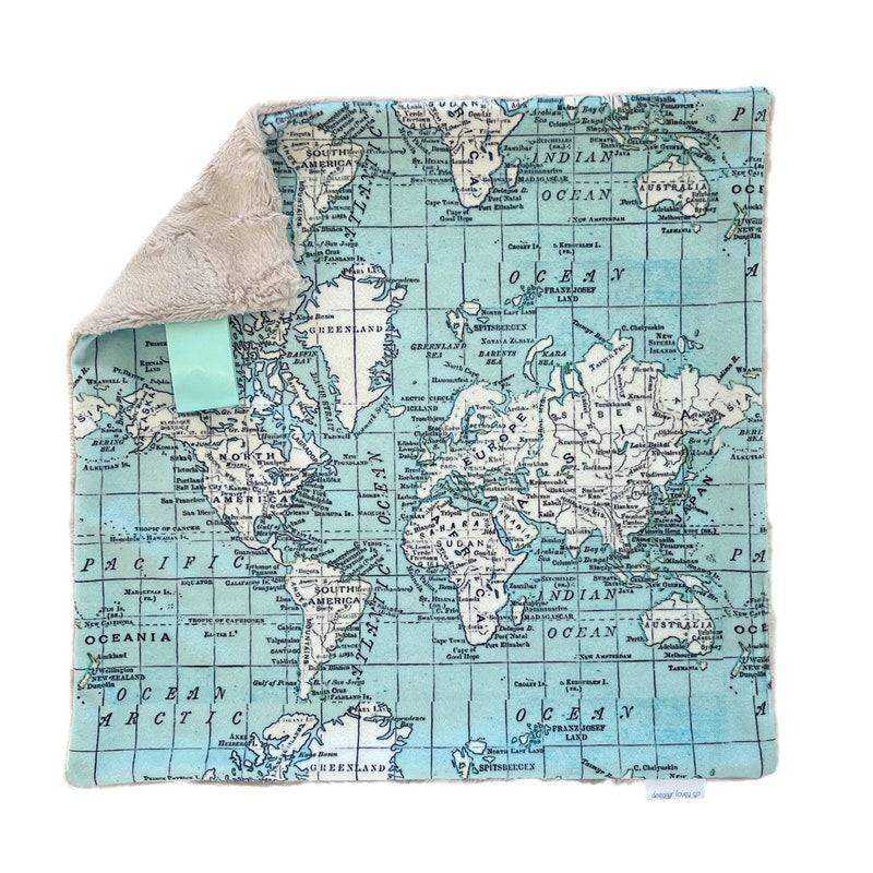 World Map Bedding - Etsy
