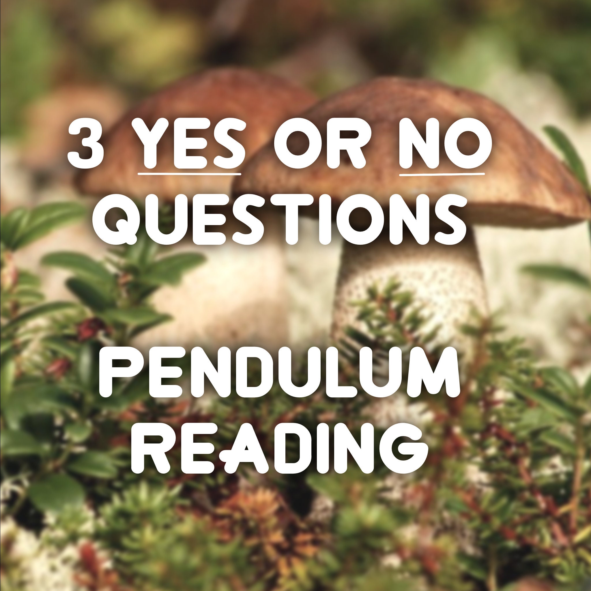 3 YES or NO Pendulum Reading Answers in the Same Day for Your - Etsy
