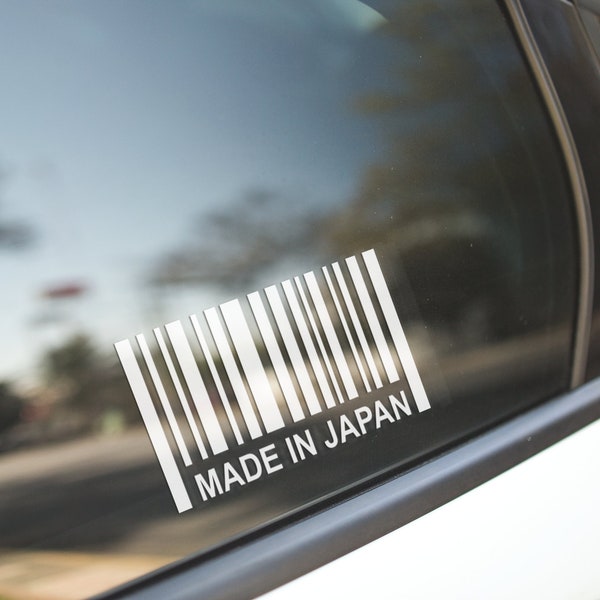 Japanese Car Decal Made in Japan - Etsy