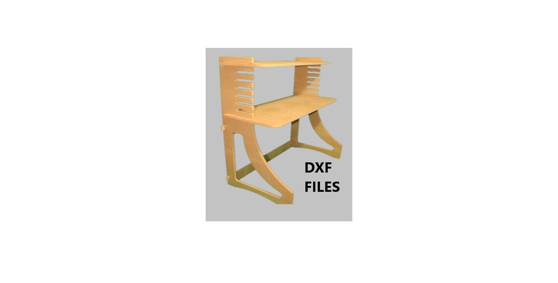 Cnc Dxf File Desk Cnc Wood Dxf Files Cnc Wood Furniture - Etsy