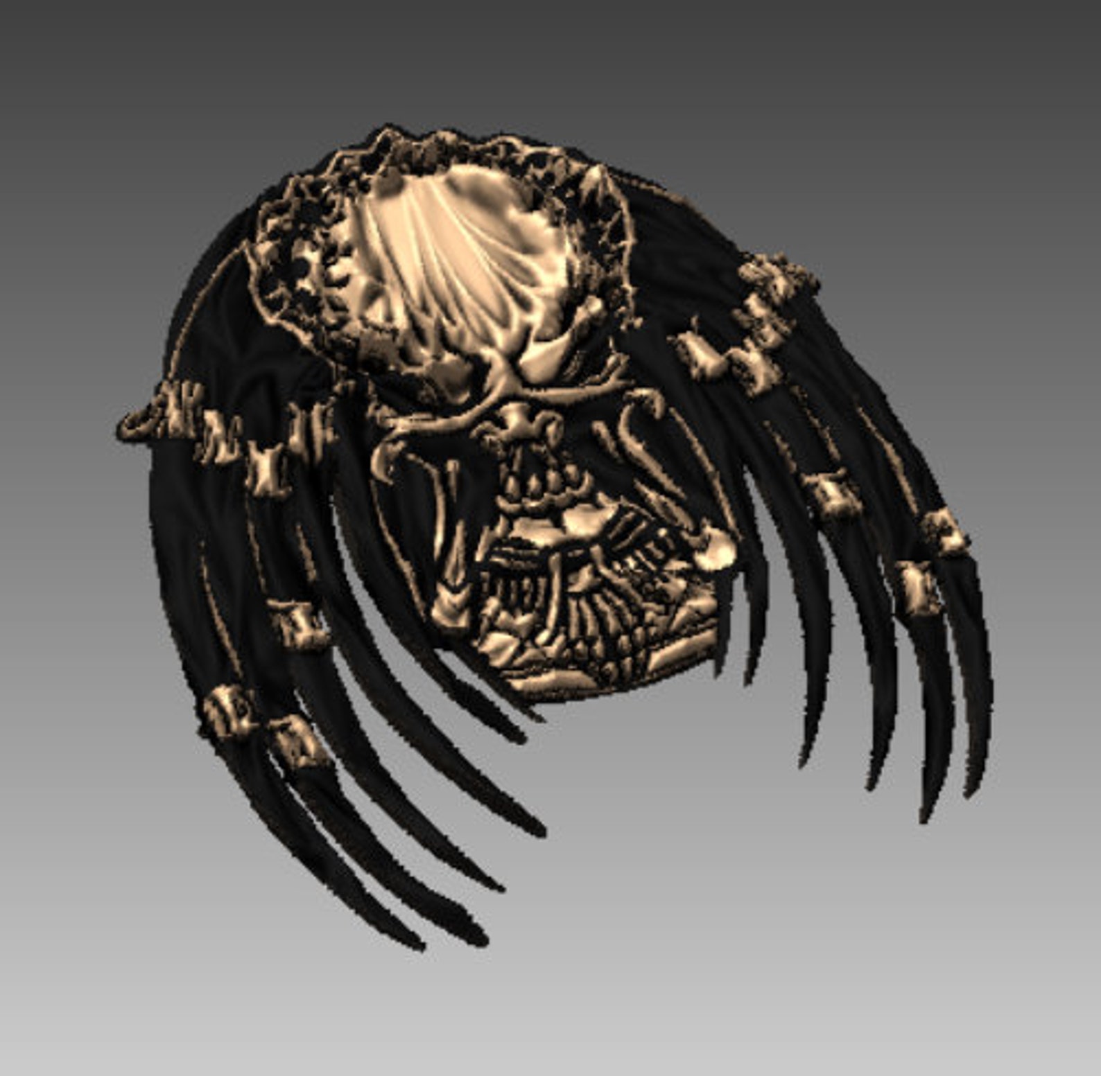 Alien Vs Predator Stl File, 3d Cutting File, Stl Cutting File, 3d Skull ...