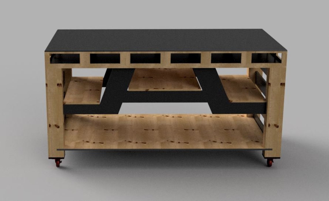 Shop Work Table Dxf Files Cnc Dxf Shop File for Workbench - Etsy