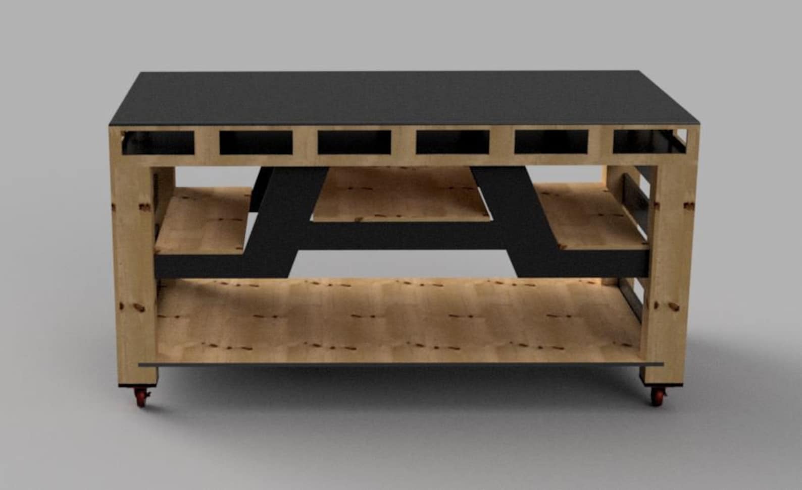 Shop Work Table Dxf Files, Cnc Dxf Shop File for Workbench, Rolling ...