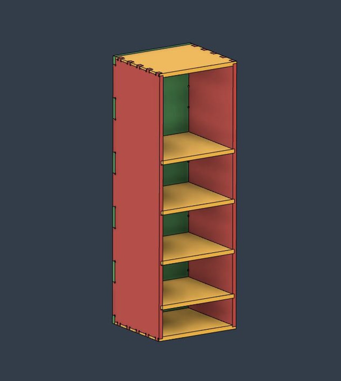 Storage Locker Dxf File, Laser Cut File Furniture, Laser Cut Cubicles ...