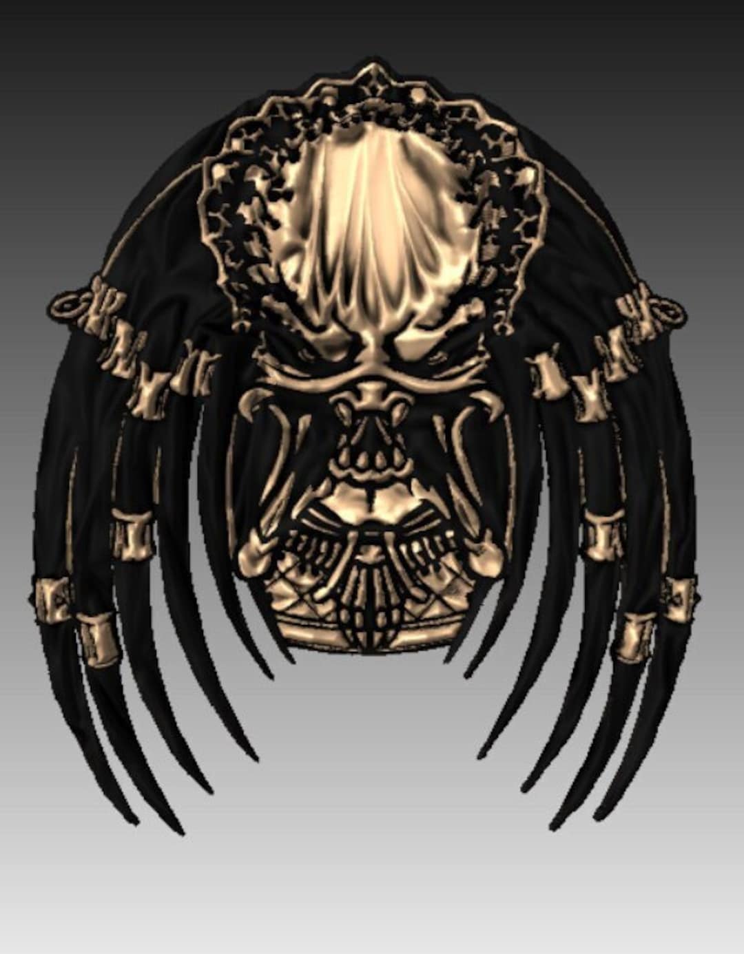 Alien Vs Predator Stl File, 3d Cutting File, Stl Cutting File, 3d Skull ...