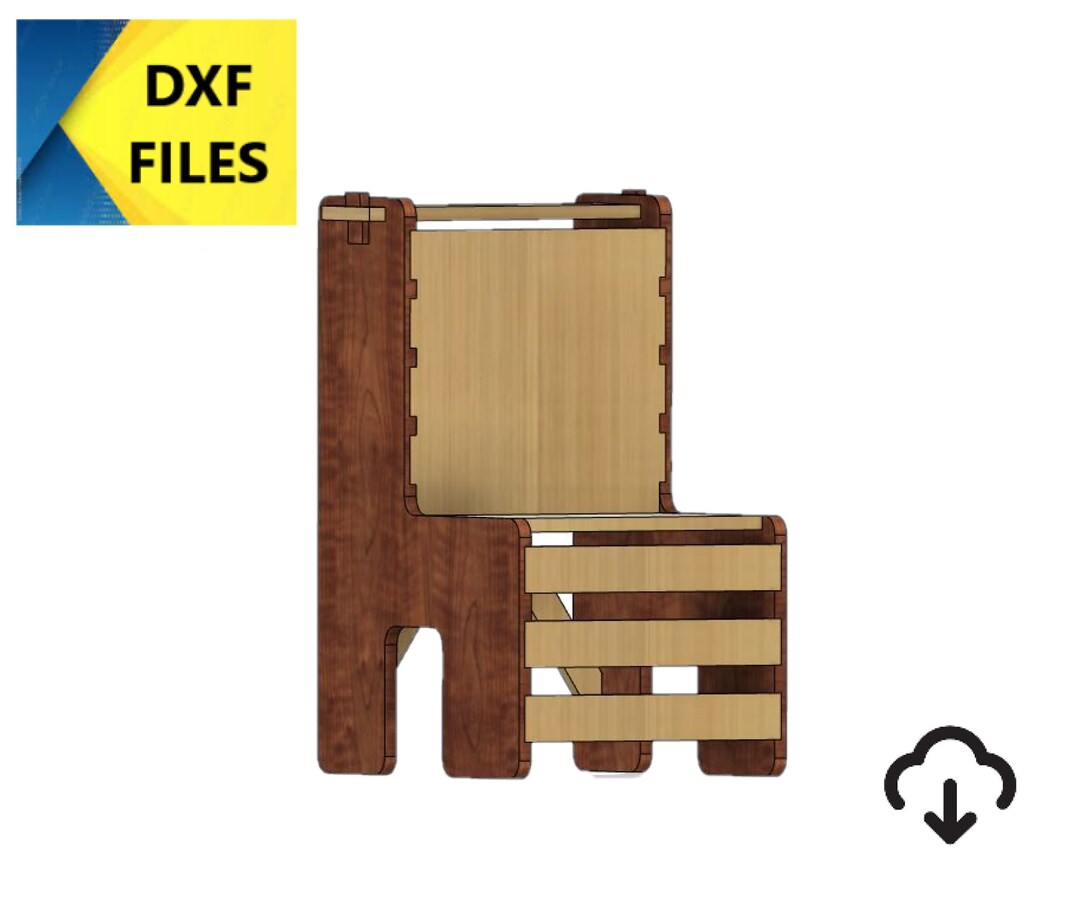 Kids Chair Dxf, Dxf Chair, Svg Chair, Dxf Childs Chair, Dxf for Chair ...