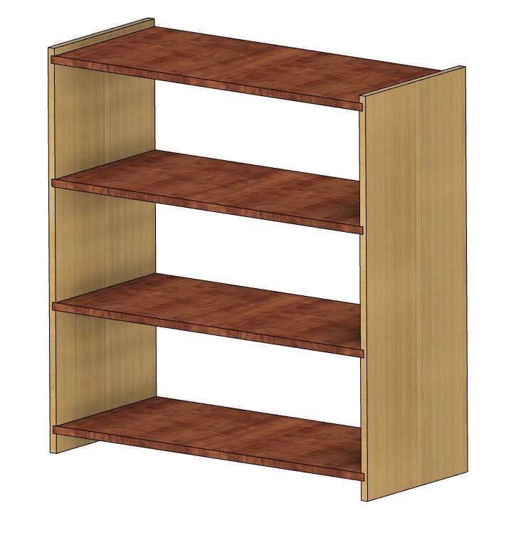 Plywood Shelf Dxf File, Cnc Dxf Shelves File, Display Rack Dxf File ...