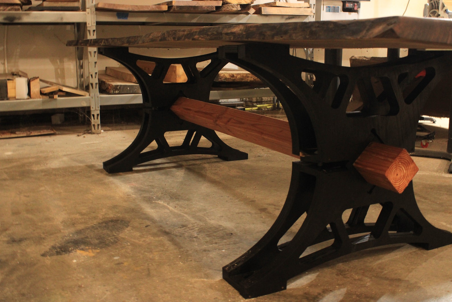 Live Edge Table HUGE, Epoxy Resin Diamond Pigment Tables, Custom to ...