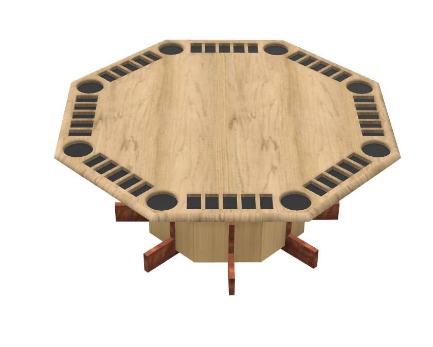 Poker Table Dxf File, Dxf Poker Table, Dxf Table Cnc Cutting Files for ...