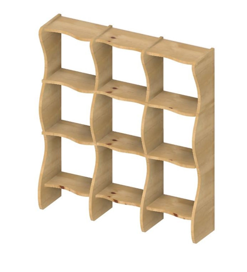 Cnc Dxf File, Dxf File Bookshelf, Cnc Furniture Cut Files, Cut Files ...