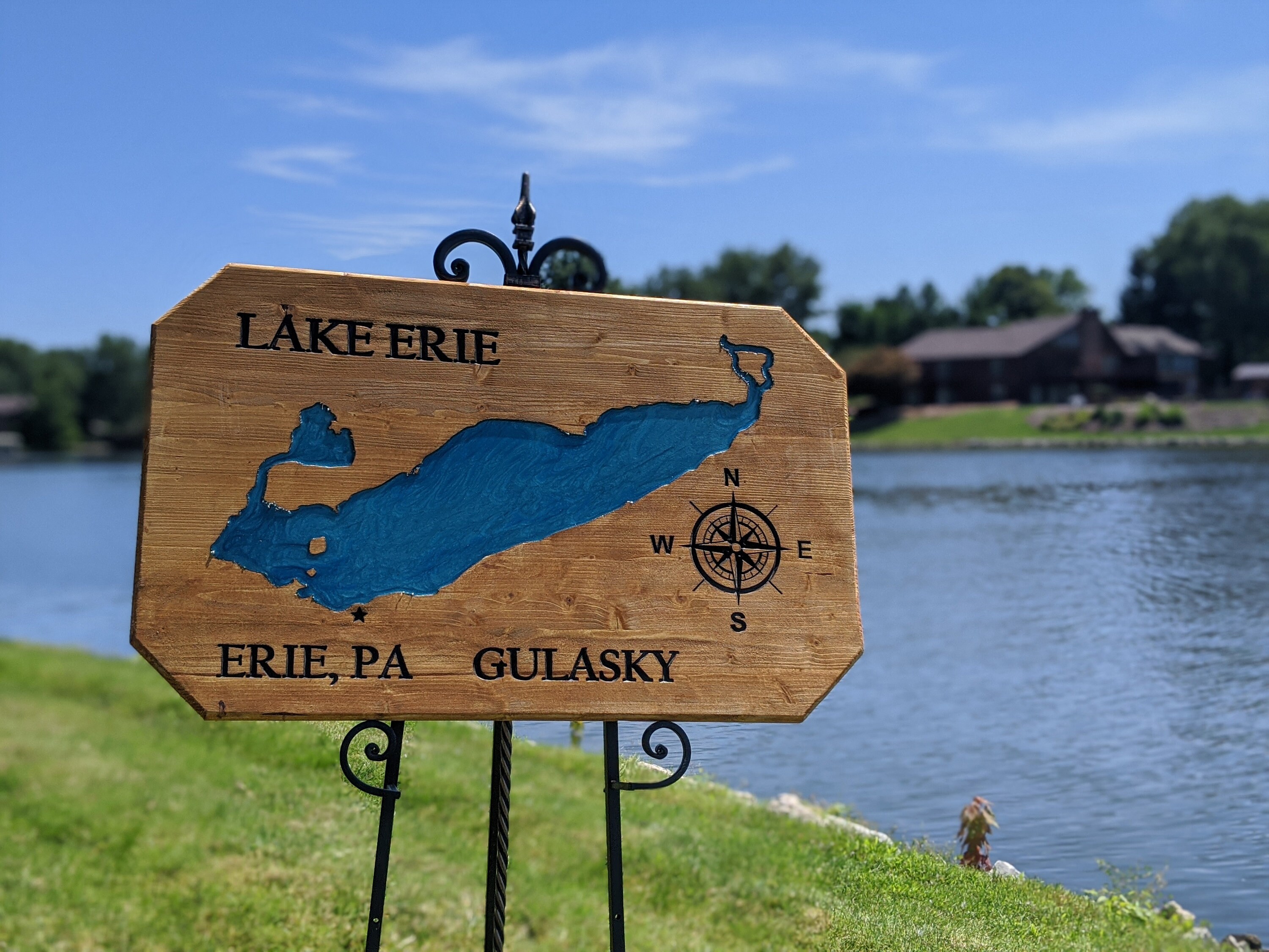 Custom Lake Sign, Lake House Decor, Personalized Lake House Sign - Etsy