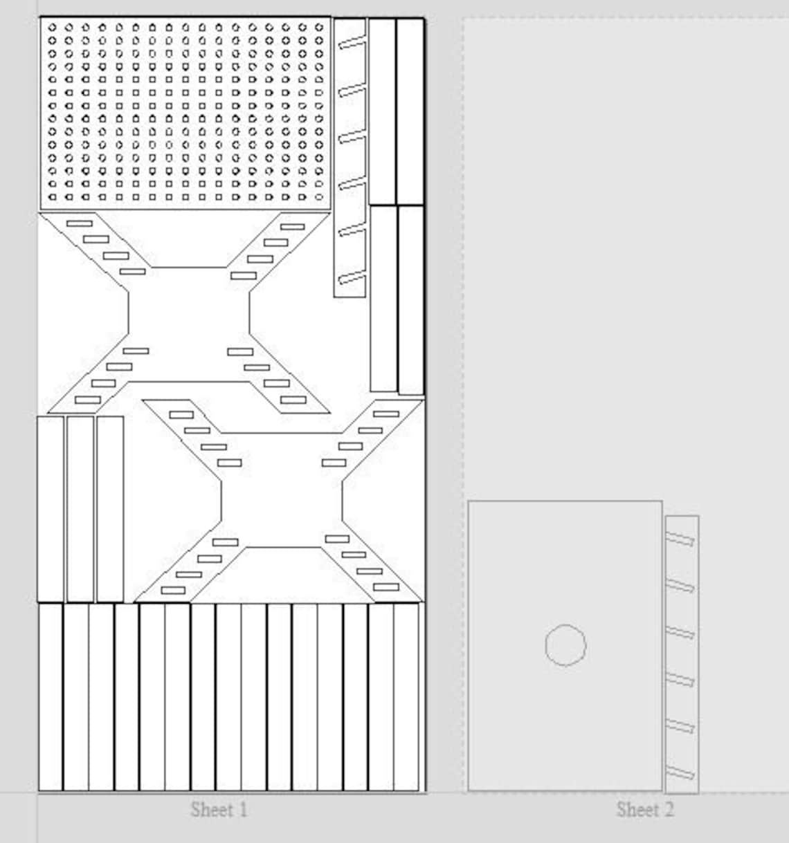 Dust Collector Dxf File, Cnc Dxf File, Cnc Cutting File, Cnc Dust ...