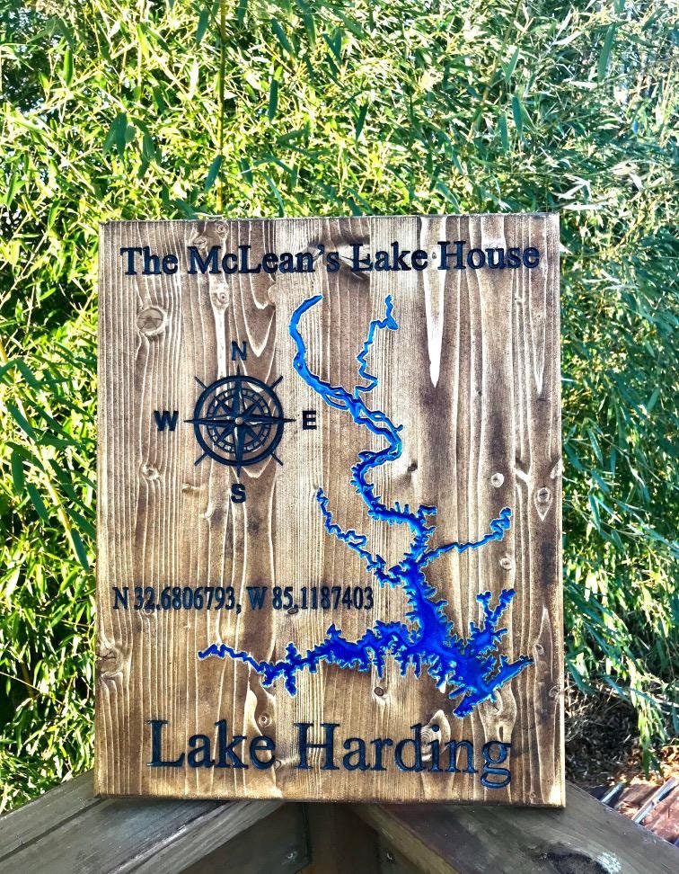 Lake House Decor Lakehouse Signs Personalized Lakehouse - Etsy