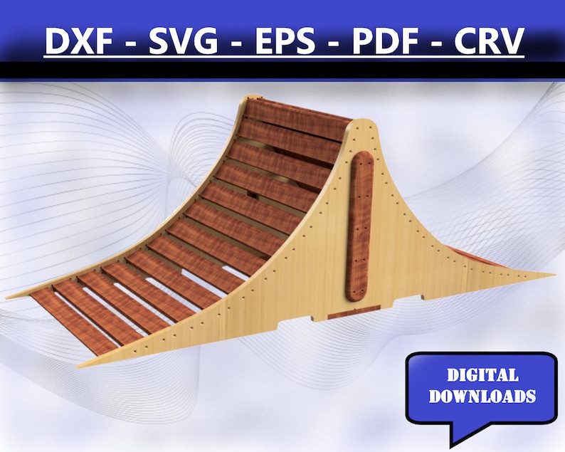 Dxf Bike Ramp 2ft Tall , Bike Ramp Builds Vcarve File, Dxf File, Svg ...