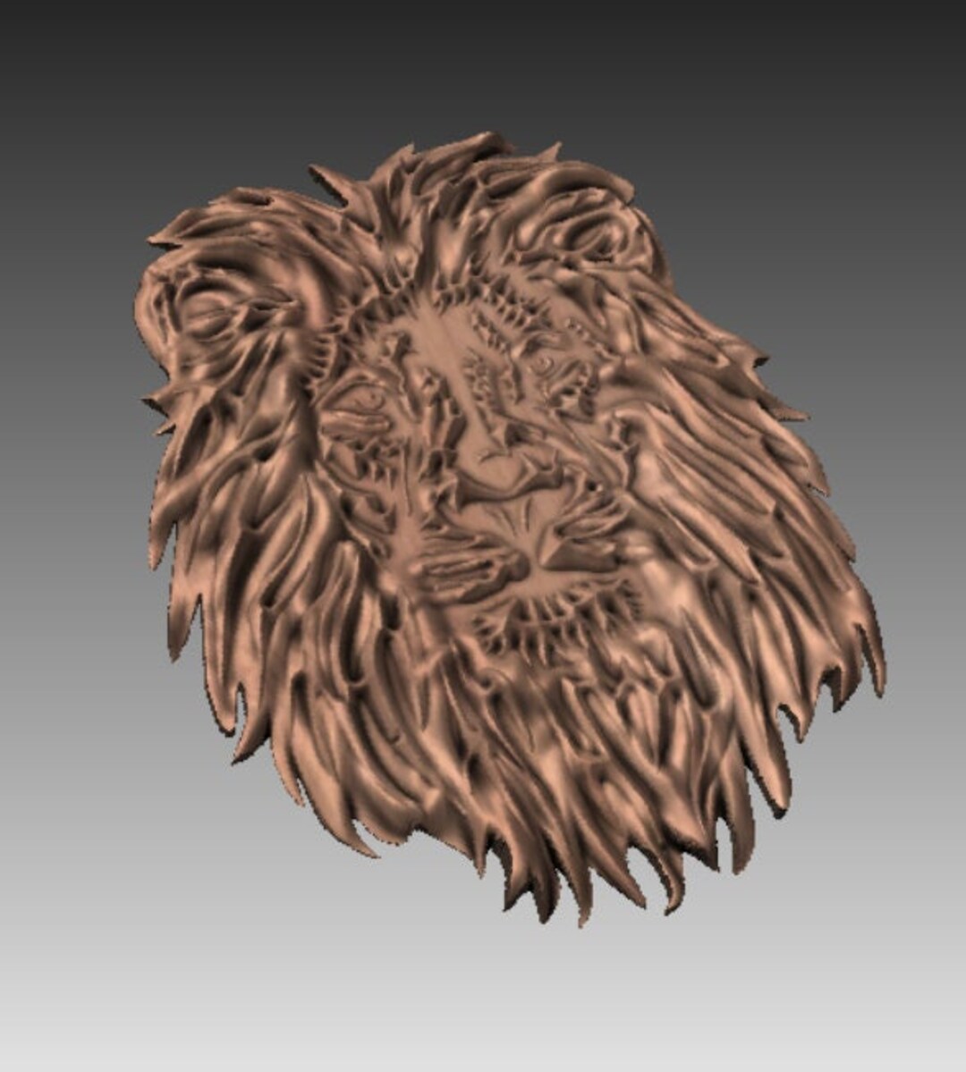 Lion Stl File, 3d Cutting File, Lion Cutting File, 3d Lion, 3d ...