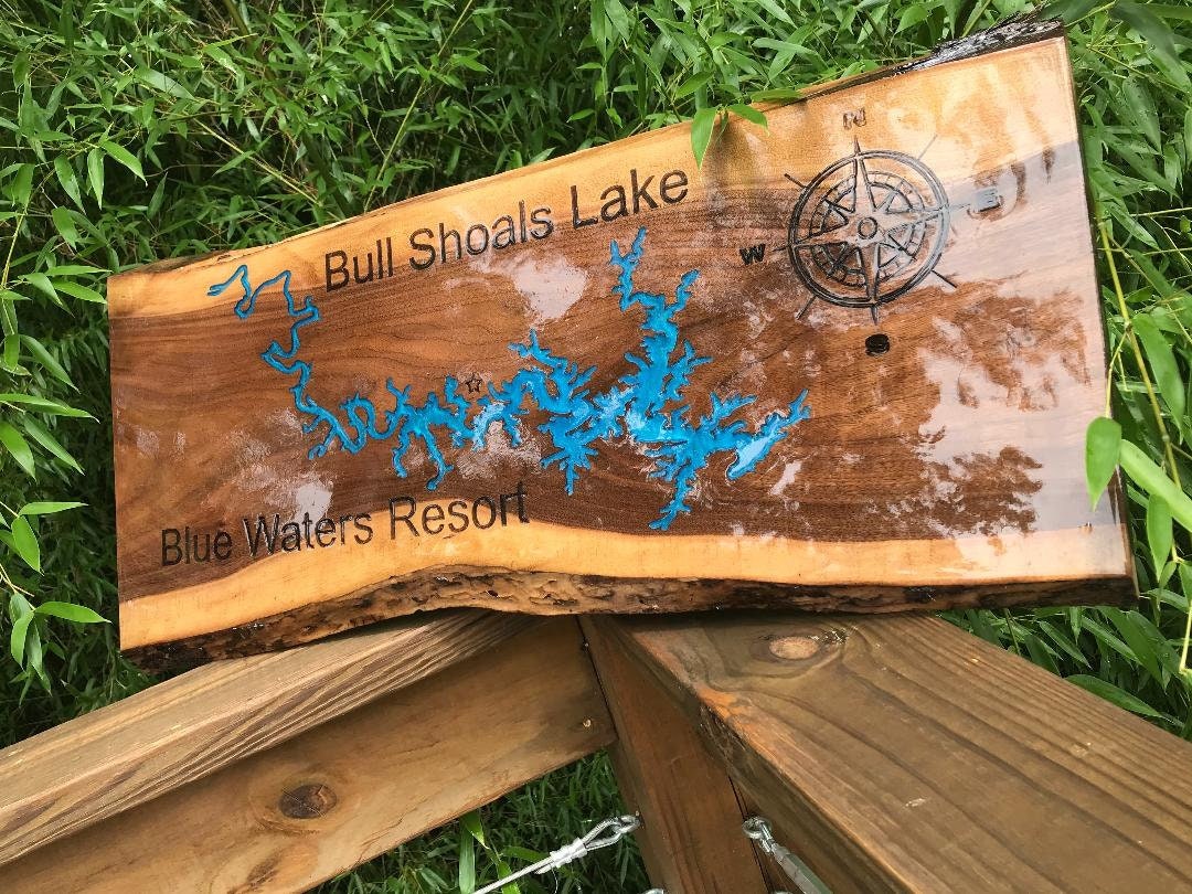 Lakehouse Signs Home Decor, Cnc Engraved, Lived Edge Lake Sign, Live ...