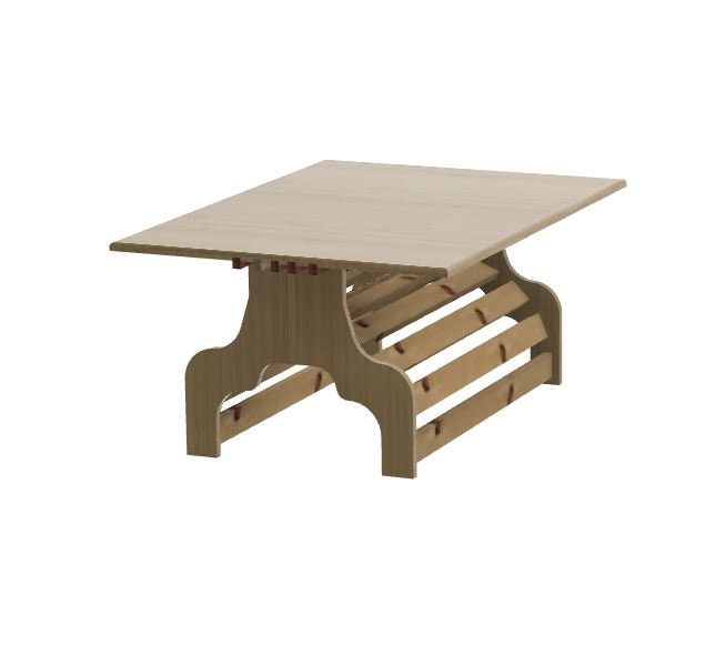 Plywood Desk Dxf File Coffee Table Dxf File Laser Cut Table - Etsy