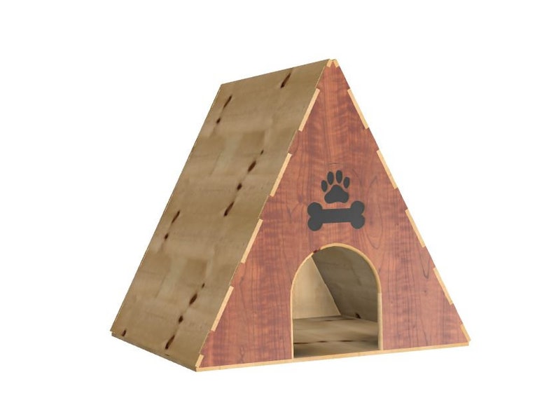 Doghouse Dxf Files, Cnc Cut File Dog House, Laser Cut File Dog House ...