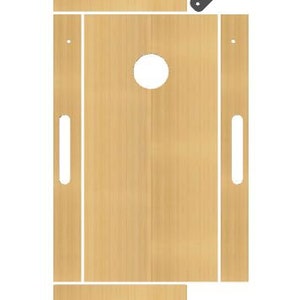 Corn Hole Cnc Dxf File, Cornhole Dxf File, Cornhole Regulation Size Cnc ...