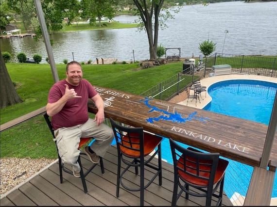 Custom Lake Bar Tops Personalized Bar Tops Bar Tops Wooden - Etsy