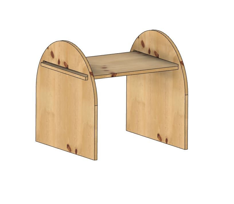 Stool Laser Cut File Cnc Dxf Stool File Digital Download Cnc - Etsy