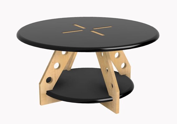 Dxf File Furniture Coffee Table Stand Foot Stool Dxf File - Etsy