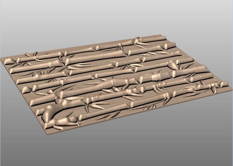 Wall Art Stl File 3d Rendering Cnc Cut Files Digital Download Etsy