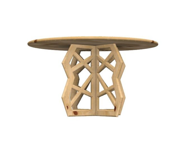 Coffee Table Dxf File Table Cnc Cut File Stand Foot Stool - Etsy