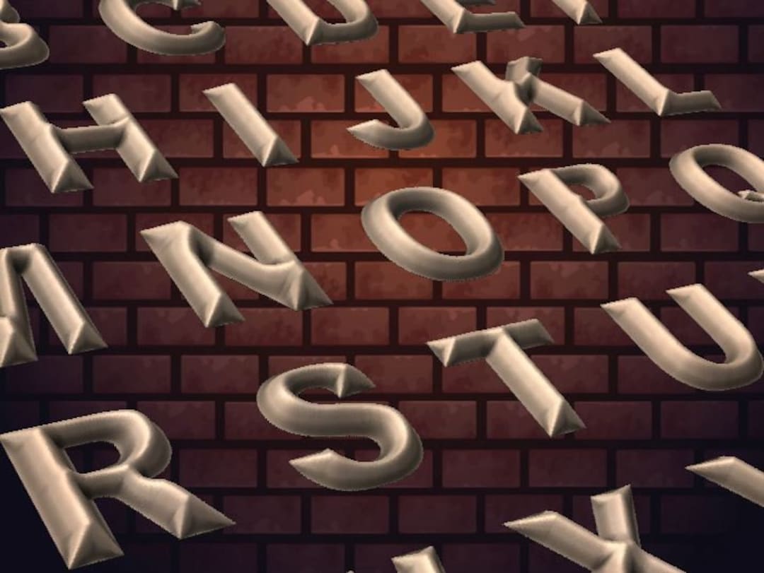 Prismatic Letters, Alphabet Prismatic Letters, 3d Letters, Cnc Cut File ...