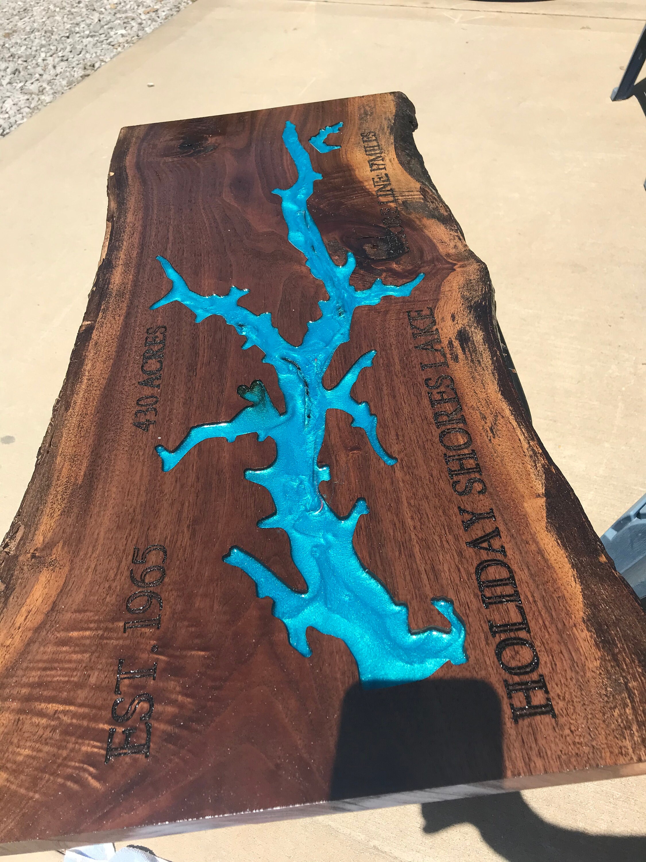 Lakehouse Signs Home Decor, Cnc Engraved, Lived Edge Lake Sign, Live ...