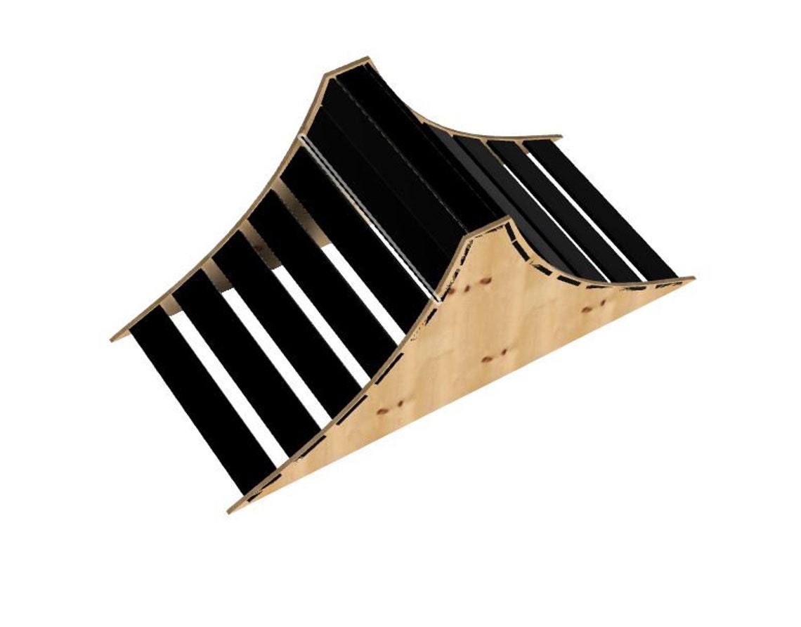 Dxf Bike Ramp, Bike Spine Ramp Builds Vcarve File, Dxf File, Svg File ...