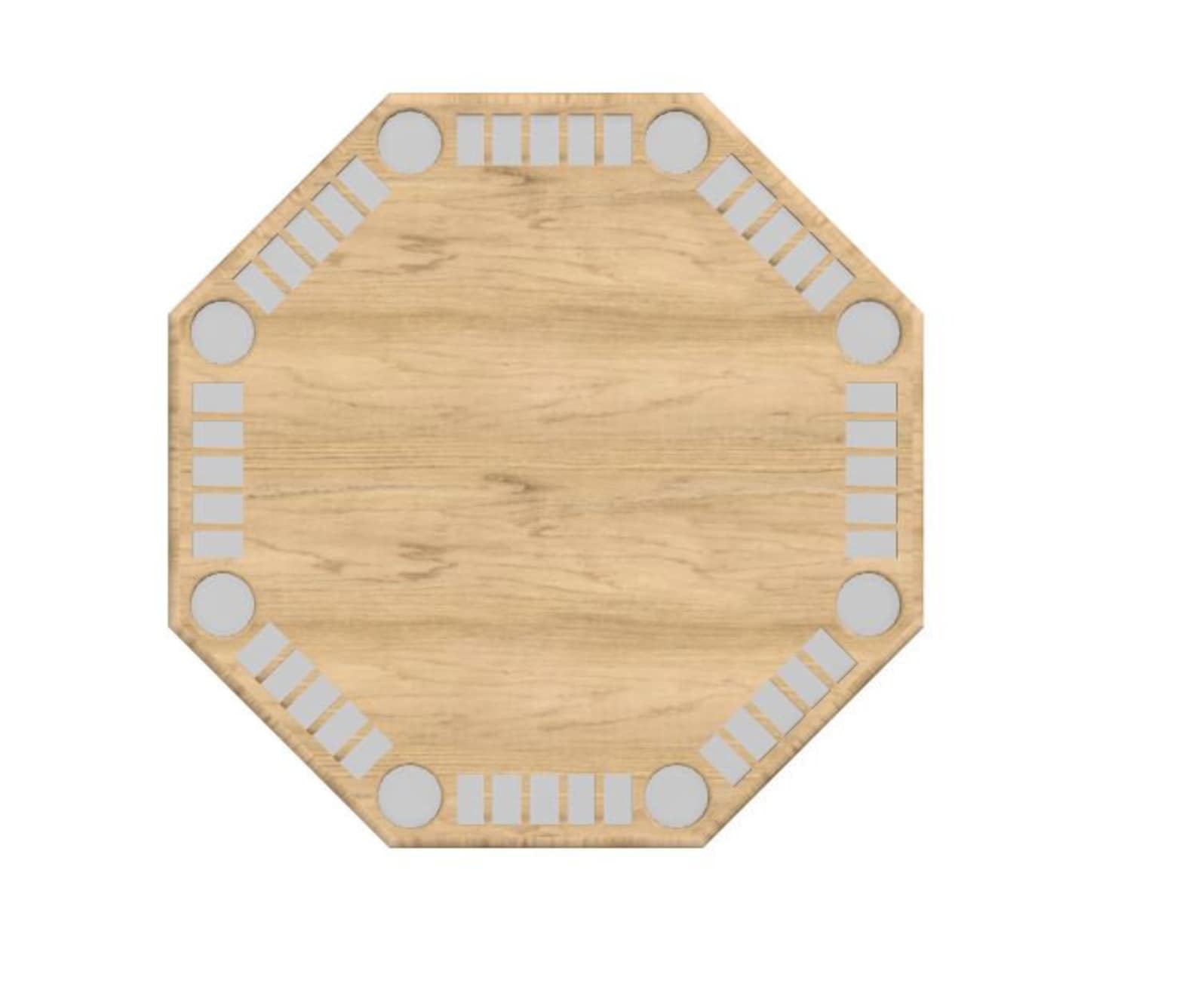 Poker Table Dxf File, Dxf Poker Table, Dxf Table Cnc Cutting Files for ...