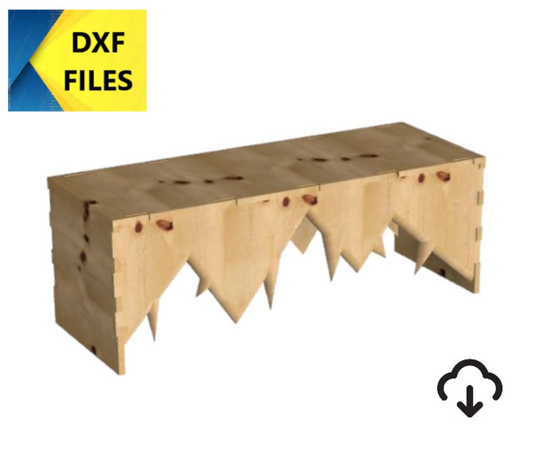 Plywood Desk Dxf File, Plywood Coffee Table Dxf File, Cnc Cut File ...