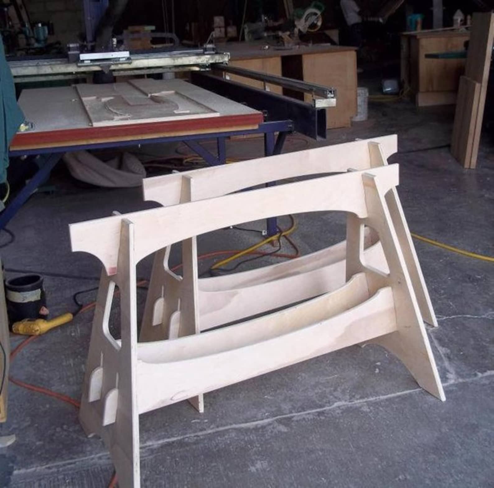 Cnc Dxf File Saw Horses Dxf File Cnc Sawhorse Dxf NO - Etsy