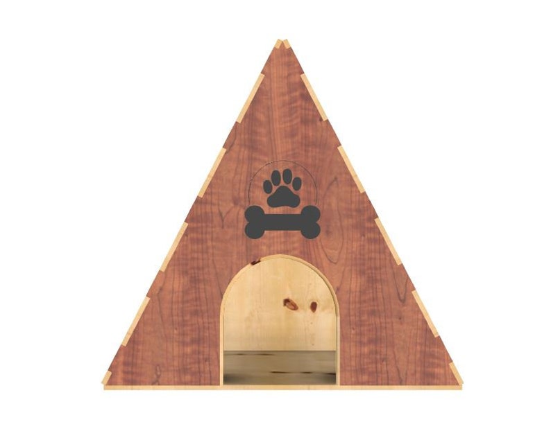 Doghouse Dxf Files, Cnc Cut File Dog House, Laser Cut File Dog House ...