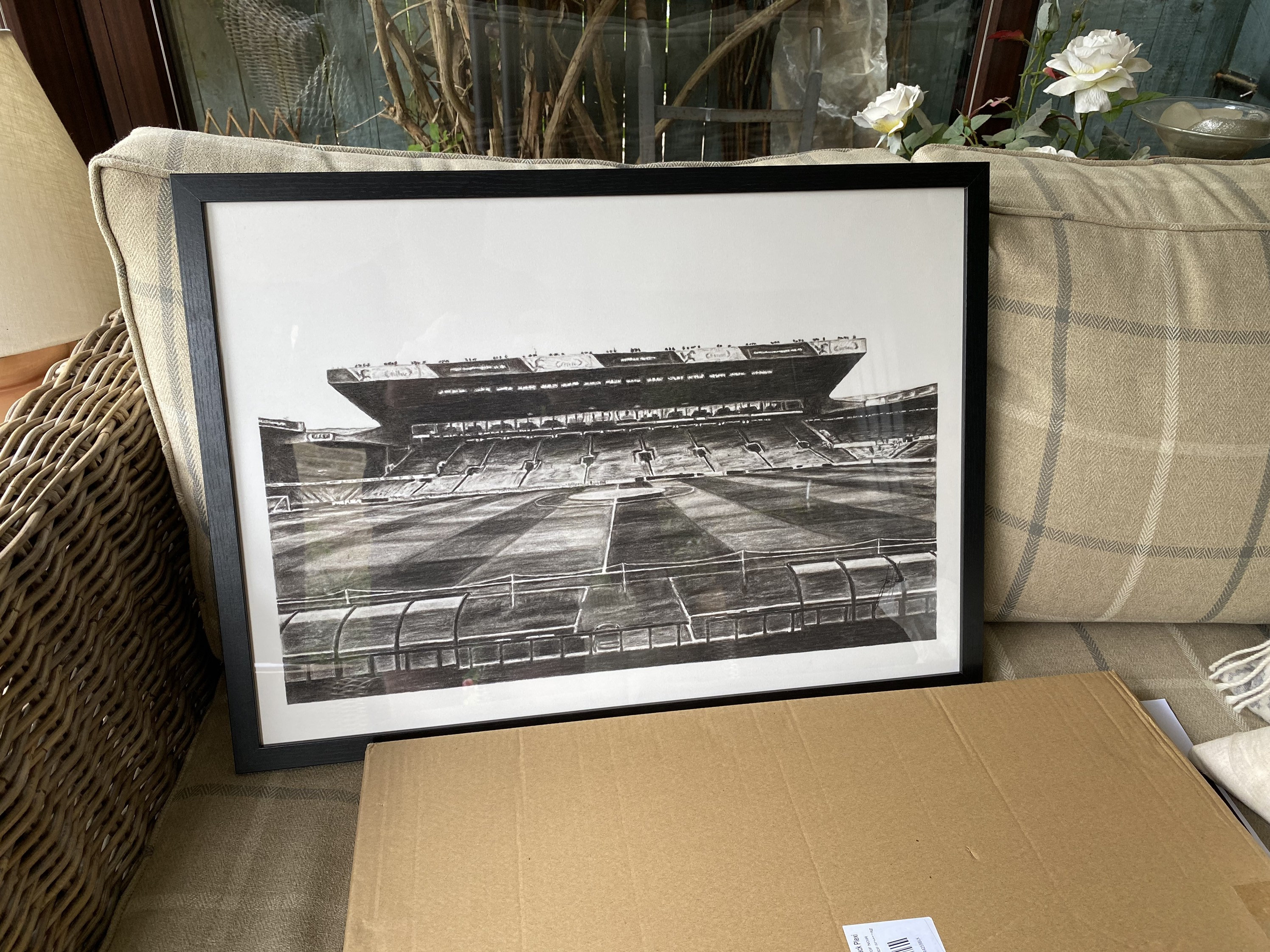 Buy Elland Road - A1 / A2 / A3 Print of an Original Drawing - Charcoal ...