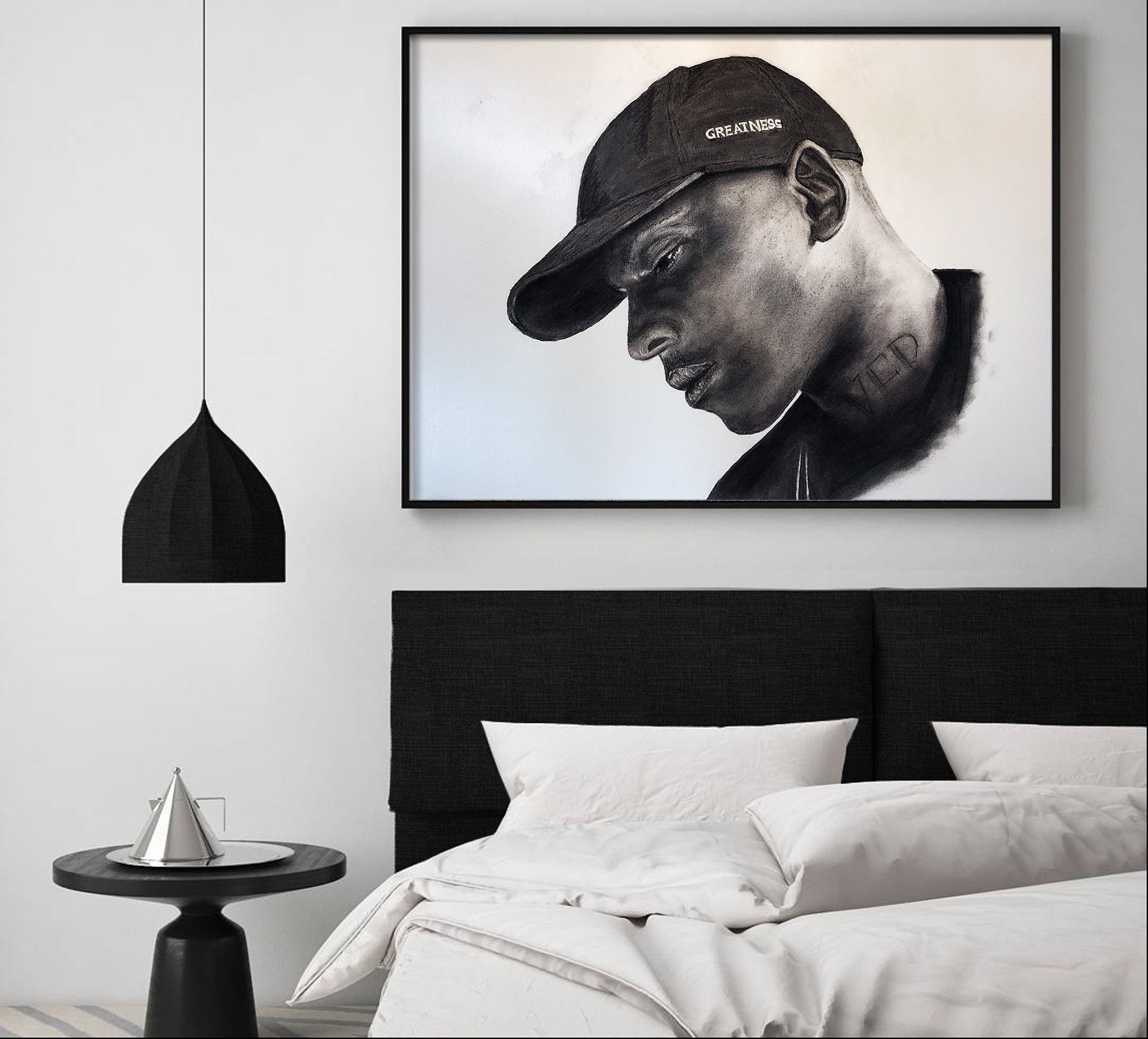Skepta A1 / A2 / A3 Print of an Original Drawing Charcoal Drawing ...